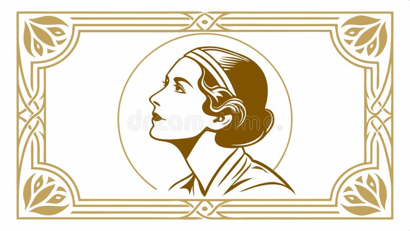 Ornate Portrait Frame, Decorative Border, Elegance, Vintage Design Art ...