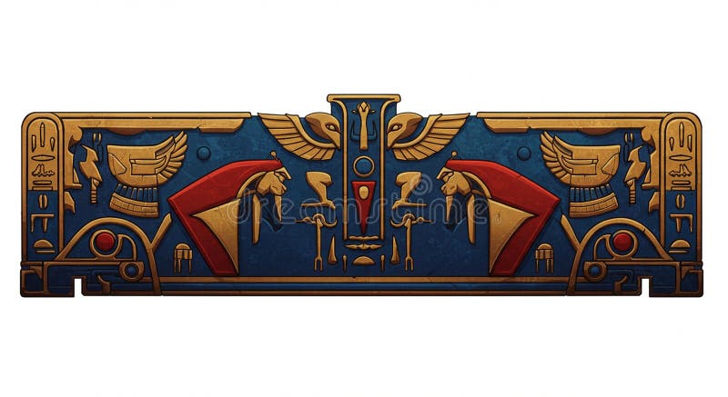 Ancient Egyptian Art Panel Stock Illustrations – 97 Ancient Egyptian ...