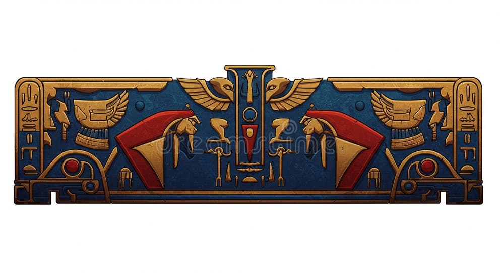 Ancient Egyptian Art Panel Stock Illustrations – 97 Ancient Egyptian ...