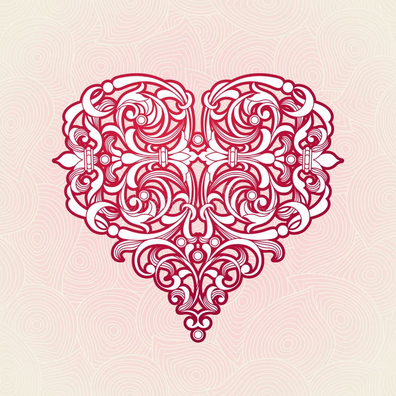 Victorian Heart Background Stock Illustrations – 5,978 Victorian Heart ...