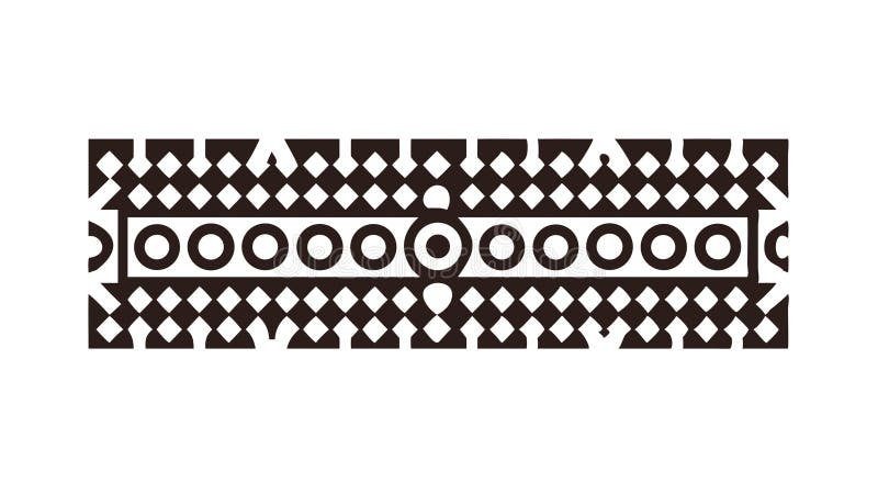 Ornate Repeating Border Pattern Design, Vector Design Generative AI ...