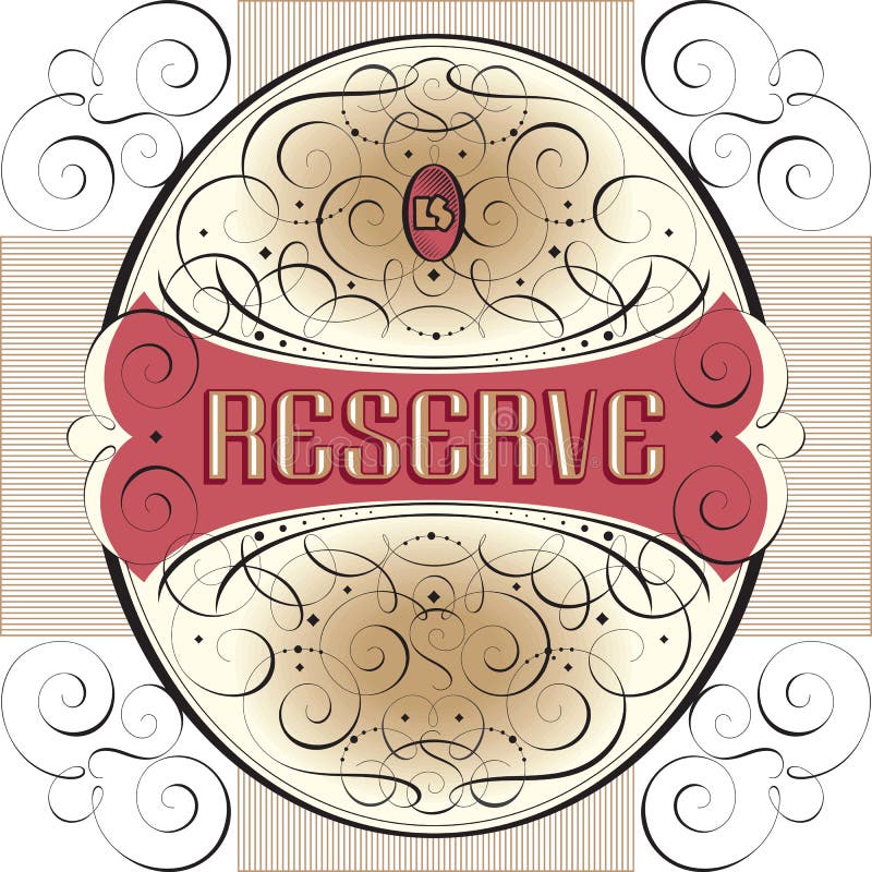 Ornate Reserve Label Stock Illustrations – 9 Ornate Reserve Label Stock ...