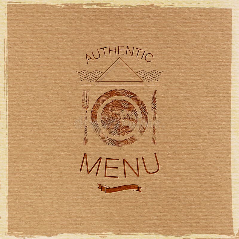 Restaurant menu template stock illustration. Illustration of kitchen ...