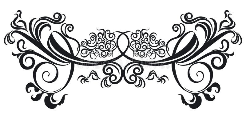 Beautiful Fancy Scroll Design, Paragraph Or Text Underline, Wedding Design Element Stock ...