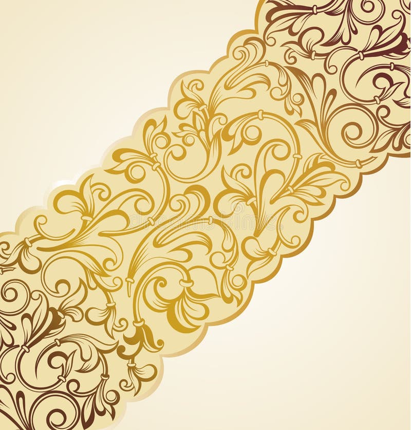 Scroll and Decorative Design Stock Vector - Illustration of classic ...