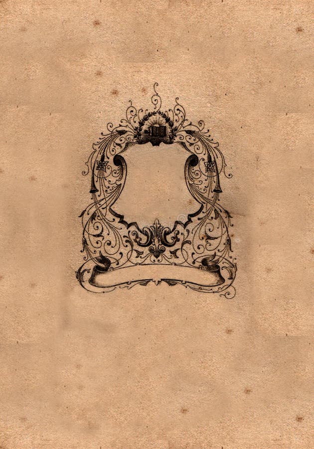 Ornate Scroll Work III stock photo. Image of ancient - 204849558