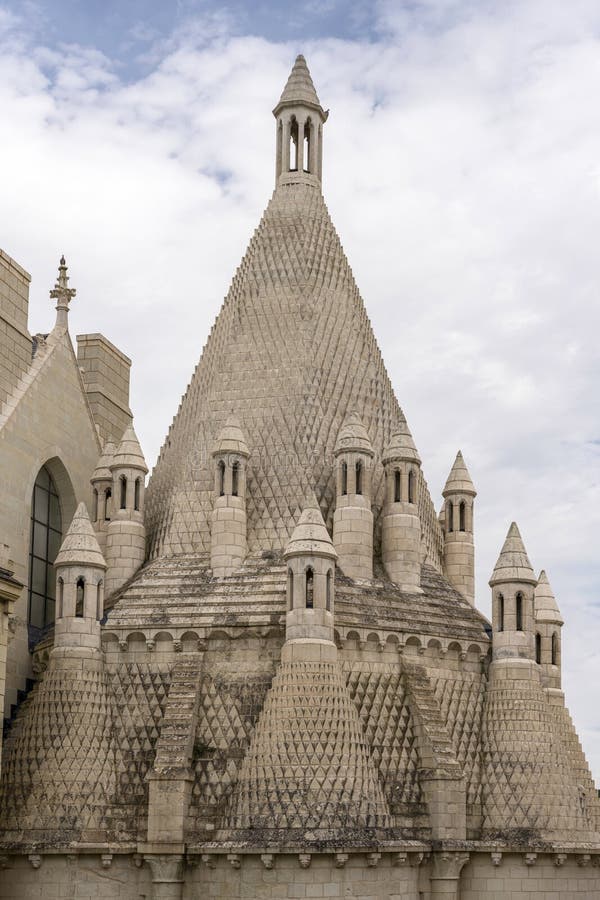 France - Fontevraud - Abbey Dome Detail Stock Photo - Image of ...