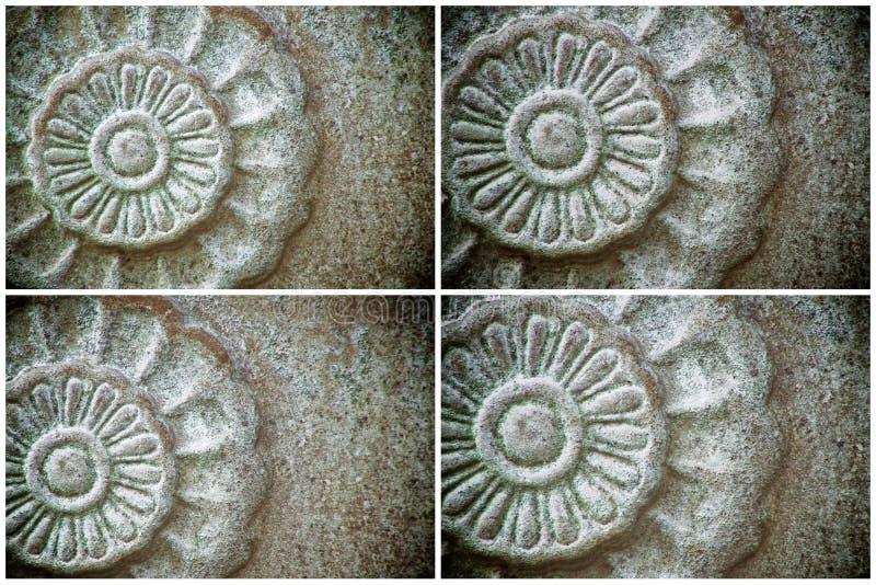 Ornate Stone Texture, Circle Rock Shape, Background for Web Site or ...