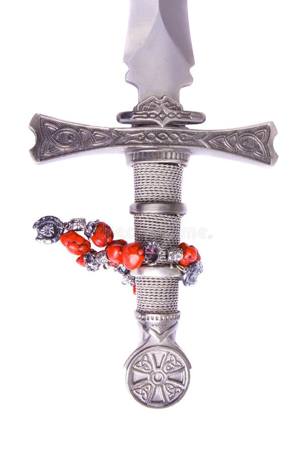 Old-fashioned dagger stock image. Image of fighting, gothic - 18464485