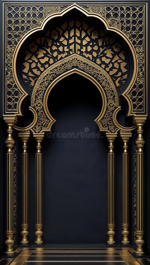 Eastern Gold Geometric Patterns Stock Illustrations – 1,448 Eastern ...