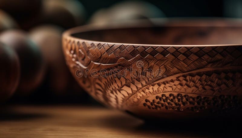 An Ornate Terracotta Vase, a Symbol of Ancient Cultures Generated by AI ...