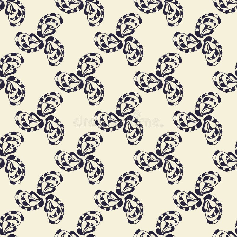 Ornate Texture, Abstract Hand Drawing. the Composition of the Three ...