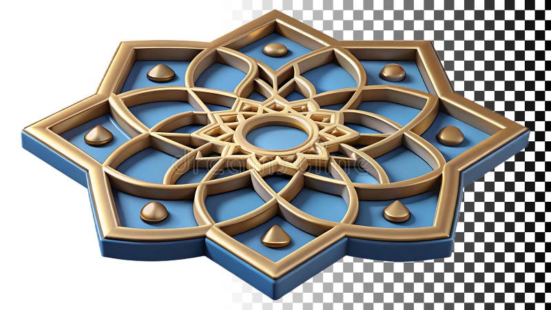 Ornate Tile Design, Geometric Pattern, Decorative Surface Png ...