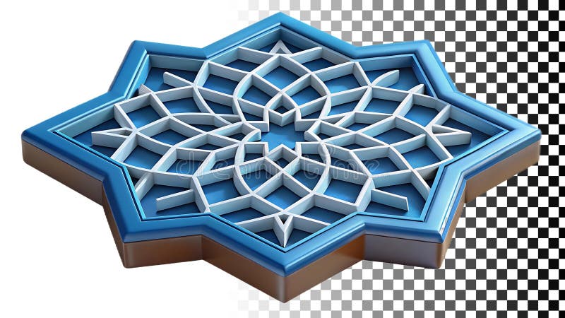 Ornate Tile Design, Geometric Pattern, Decorative Surface Tile Png ...