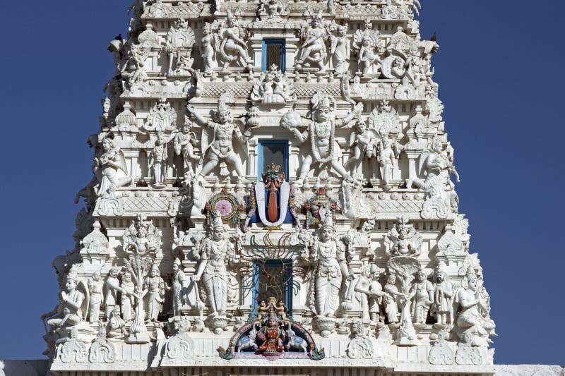 Ornate Tower of Hindu Temple Stock Image - Image of hindu, tower: 7079505