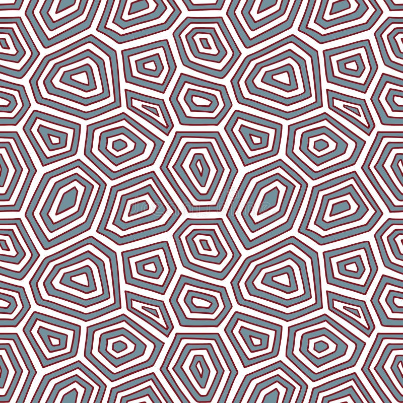 Ornate Turtle Shell Pattern. Stock Vector - Illustration of aquatic ...