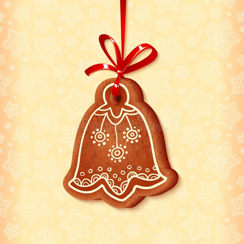 Ornate Vector Traditional Christmas Sweet Bell Stock Vector ...
