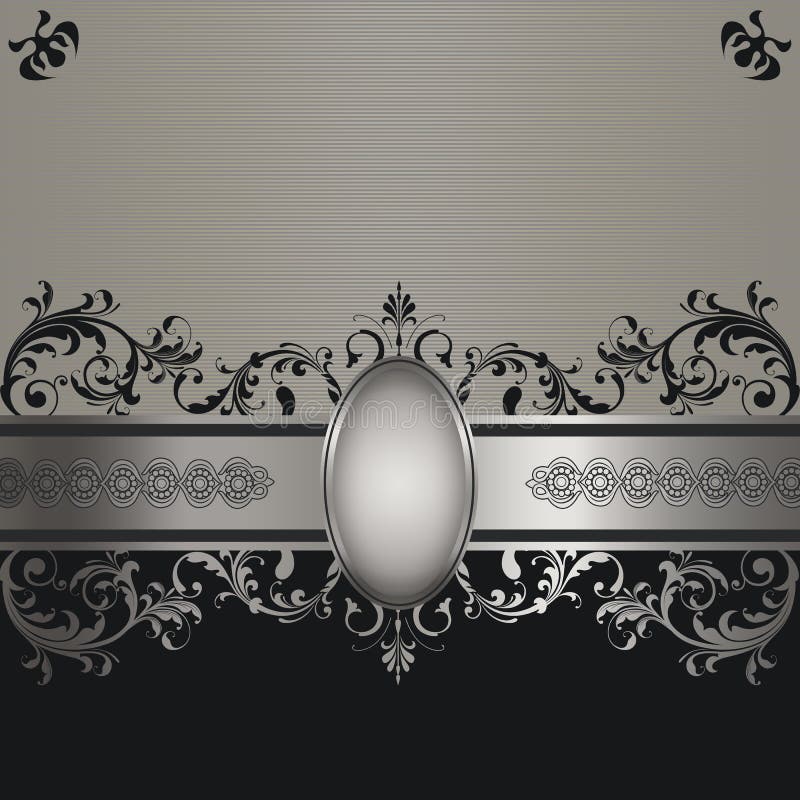 Ornate vintage background. stock illustration. Illustration of ...