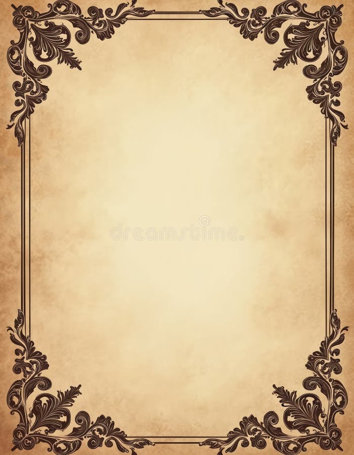 old border design simple