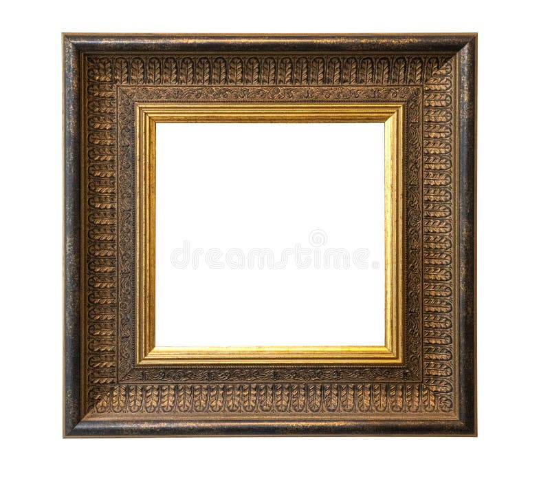 Ornate Vintage Frame with Intricate Detailing Stock Image - Image of ...