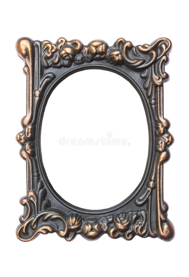 Oval ornate frame stock photo. Image of ancient, pattern - 27656214