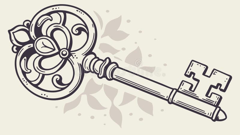 Ornate Vintage Key, Symbolizing Unlocking Opportunities and Secrets ...