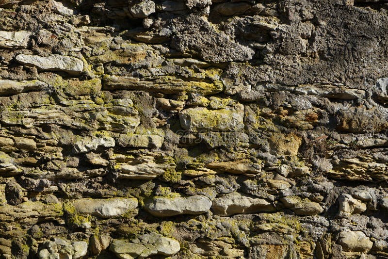 Ornate Walls Made of Natural Stone Materials Stock Photo - Image of ...