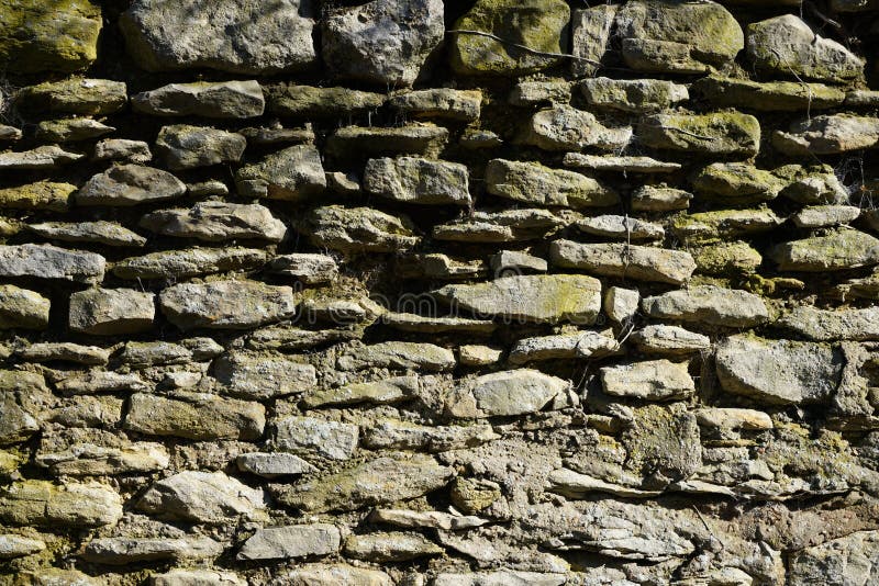 Ornate Walls Made of Natural Stone Materials Stock Image - Image of ...