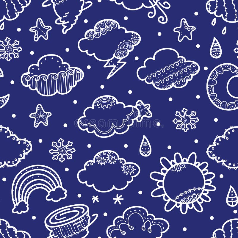 Ornate weather pattern stock vector. Illustration of ornamental - 32003048