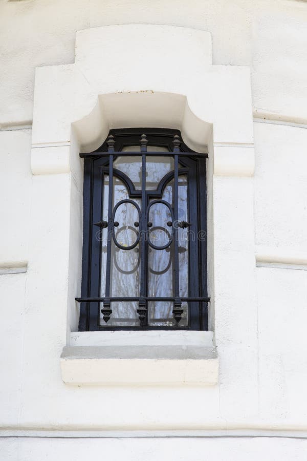 Ornate Window Security Bars Stock Photo - Image of iron, design: 40736308