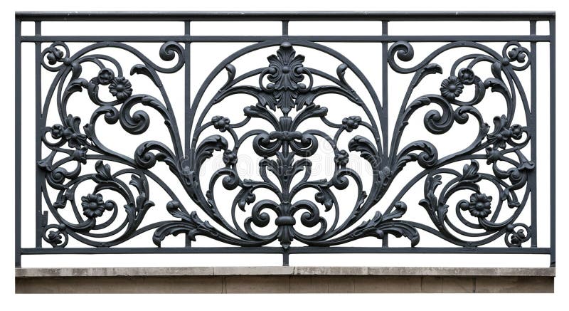 Intricate Railing Patterns Stock Illustrations – 357 Intricate Railing ...