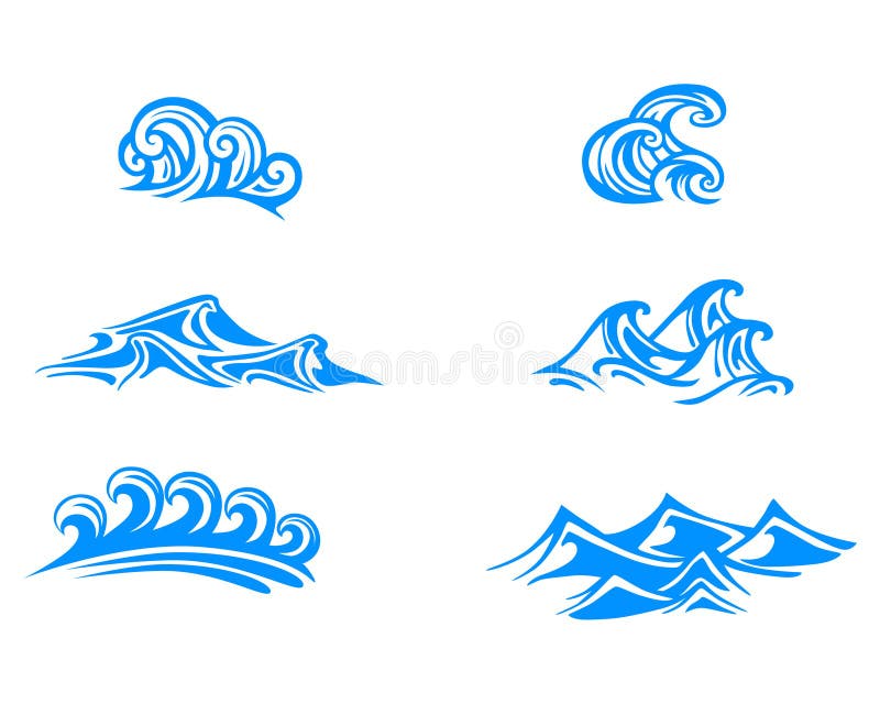 Ornement De Graphique De Vague Illustration de Vecteur - Illustration ...