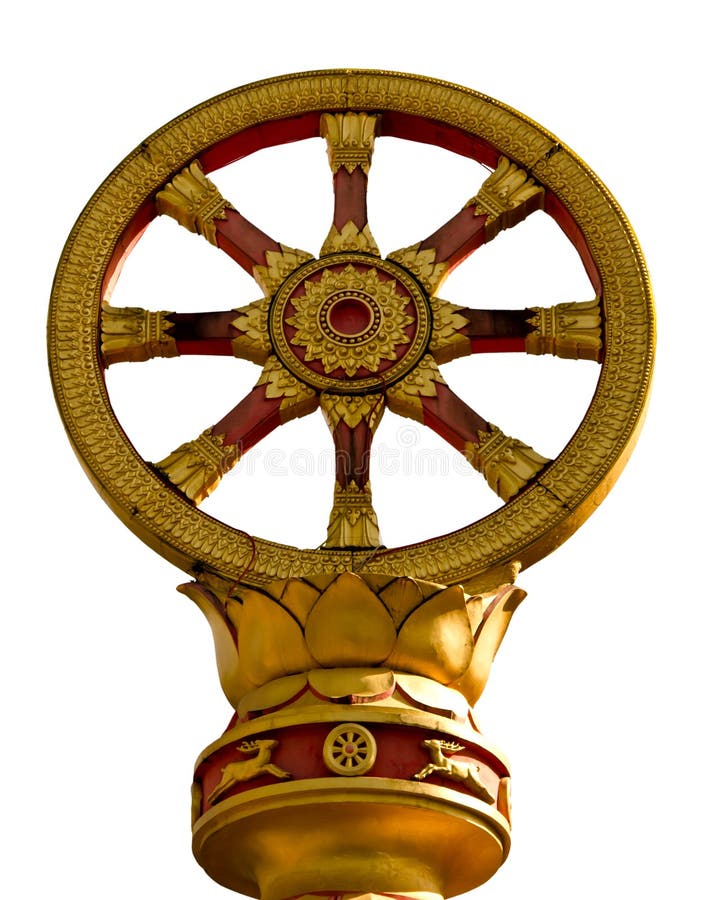 Rueda del dharma imagen de archivo. Imagen de comunidad - 12029407