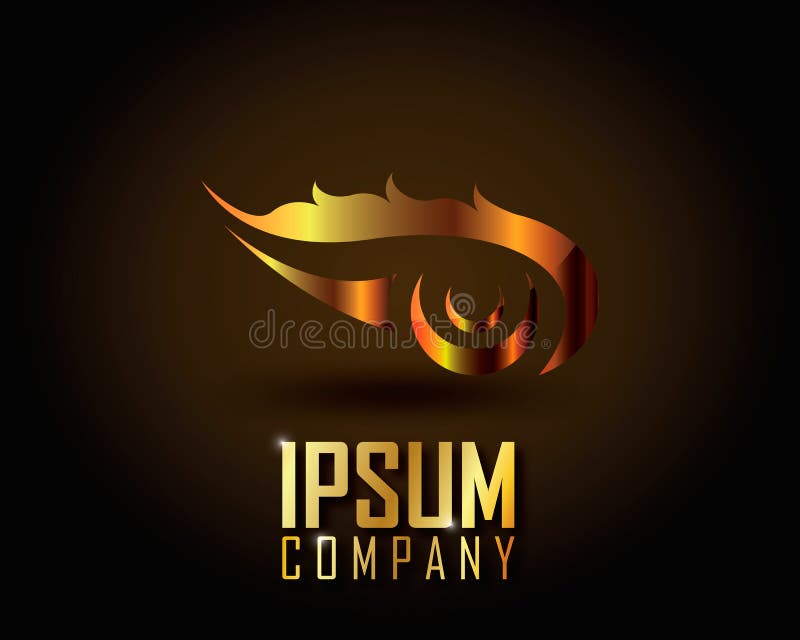 Oro Logo Vector ilustración del vector. Ilustración de extracto - 82969663