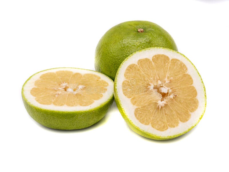 Oroblanco Sweetie Aislado Sobre Fondo Blanco Imagen de archivo - Imagen ...