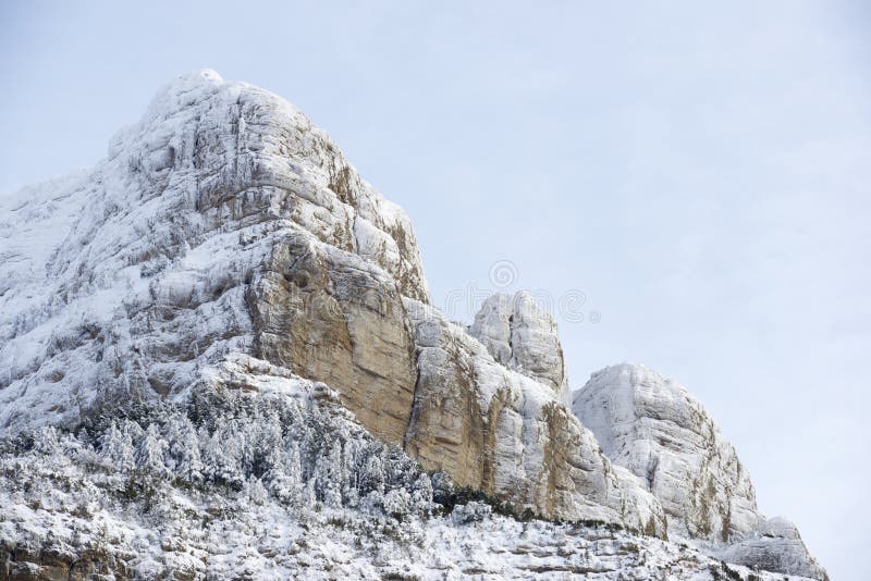 Oroel Peak stock image. Image of jaca, pinnacle, cloudy - 29023263