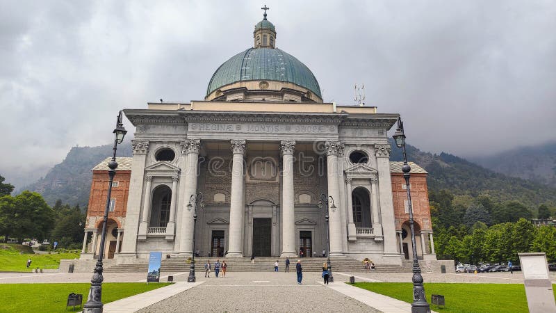 The Holy Place of Oropa on Italy Editorial Image - Image of cloister ...