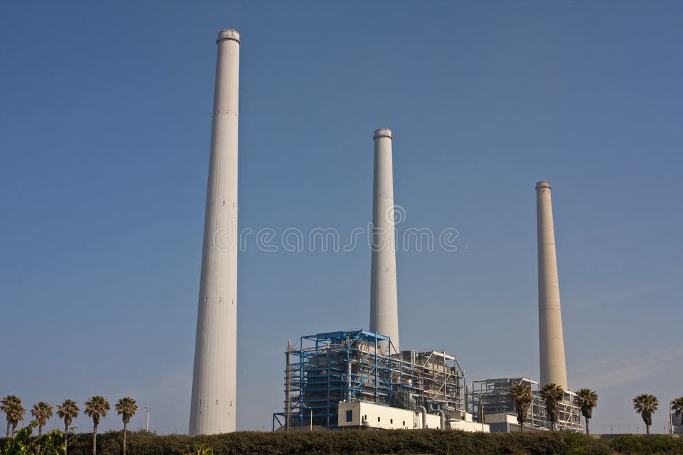 Orot Rabin Power Station stock photo. Image of construction - 13912960