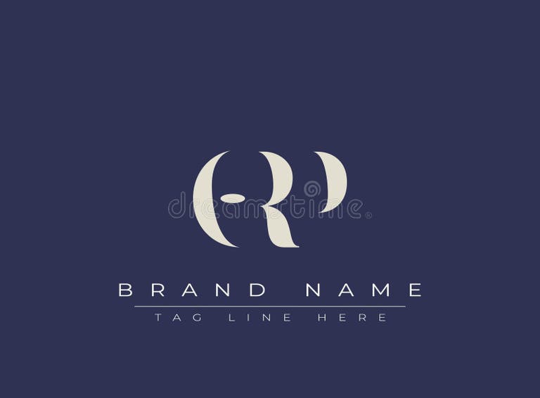 ORP Abstract Letter Logo Design Stock Vector - Illustration of ...