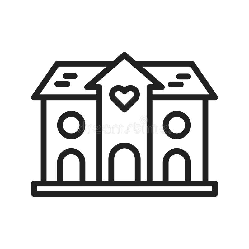 Orphanage icon image. stock illustration. Illustration of orphanage ...