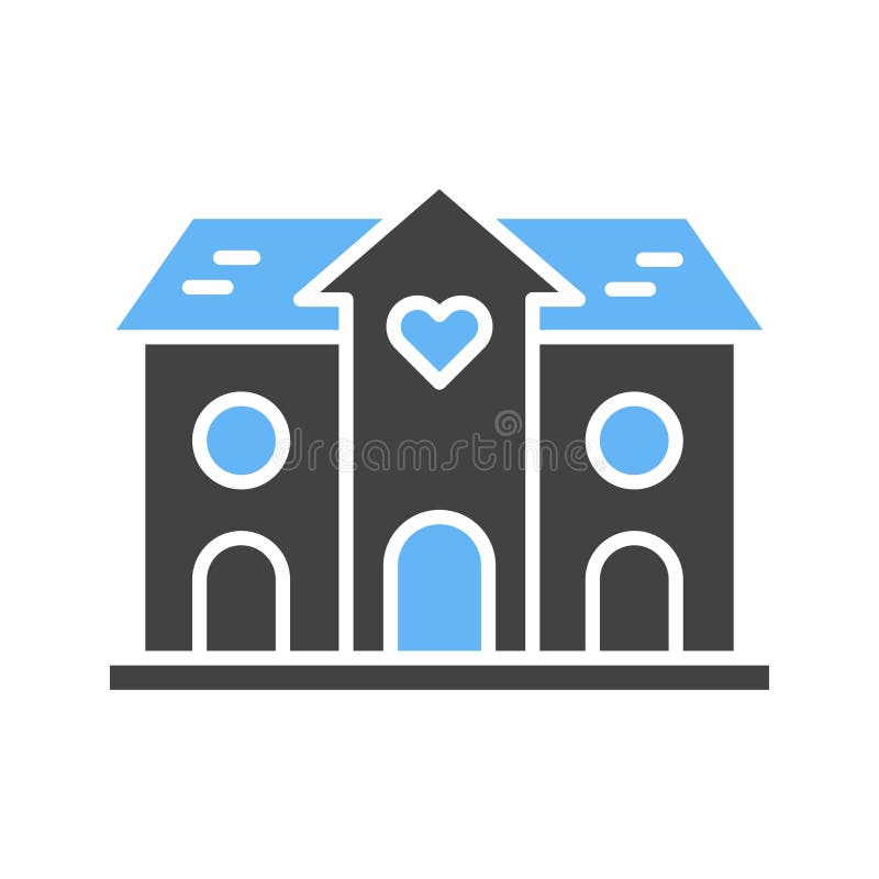 Orphanage Icon Vector Image. Stock Vector - Illustration of orphanage ...