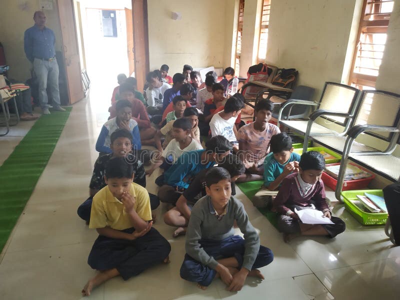 Boy at Orphanage School in Orchha,India Editorial Image - Image of east ...