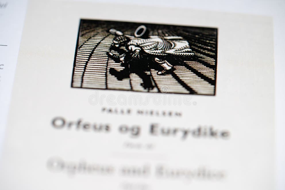 Orpheus and Eurydice from a Comic Book. Editorial Stock Image - Image ...