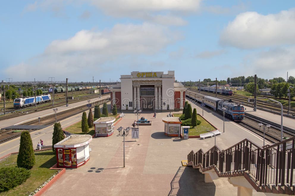 ORSHA, Belarus - May 22, 2023 : Railway Station in Orsha Editorial ...