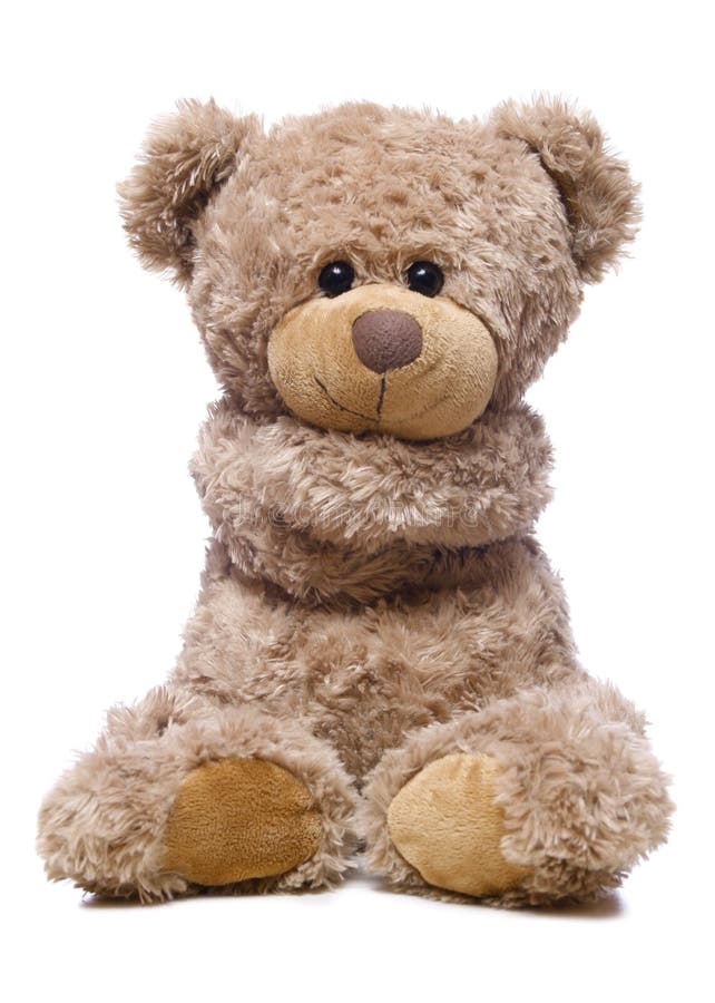 Orsetto Dolce Isolato Su Sfondo Bianco Immagine Stock - Immagine di ...