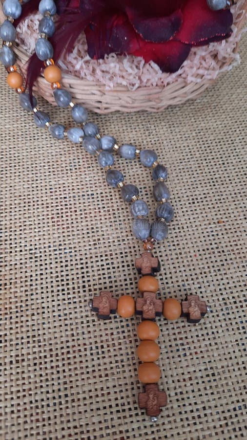 Orthodoc prayer rope stock image. Image of rope, cross - 271630895