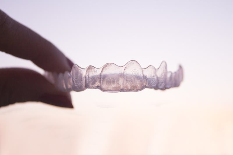 Orthodontics To Correct Alignment of Teeth Stock Image - Image of ...