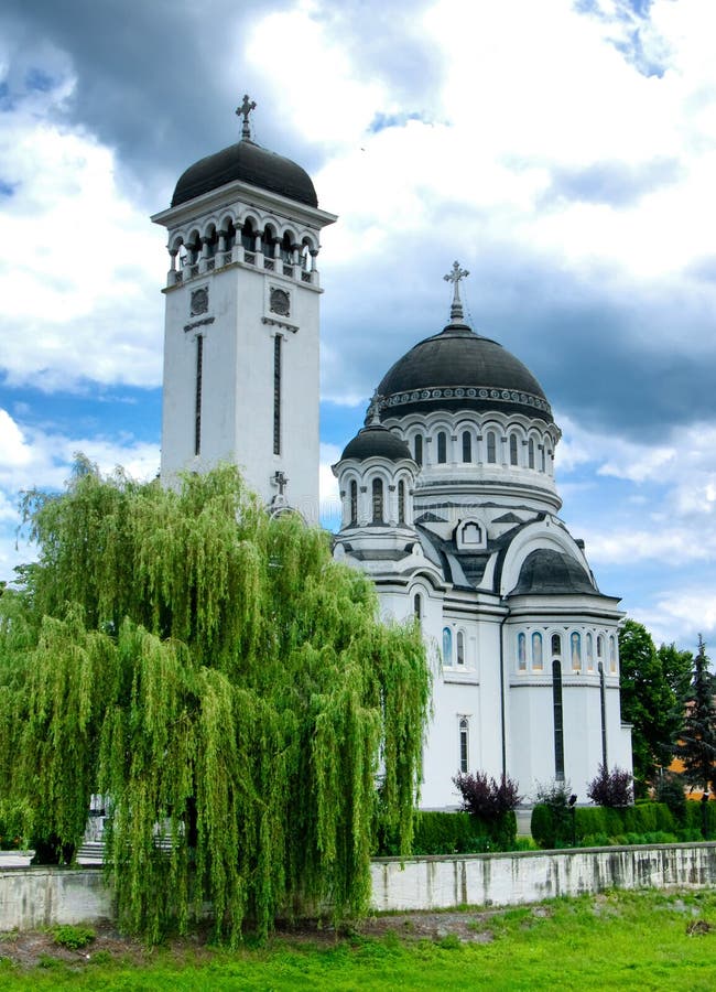 Orthodox Cathedral in Romania Stock Photo - Image of bank, cross: 5600136
