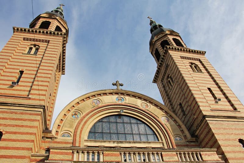 Orthodox Cathedral in Sibiu Stock Image - Image of orthodox, medieval ...
