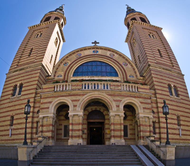 Orthodox Cathedral in Sibiu, Romania Stock Photo - Image of romania ...